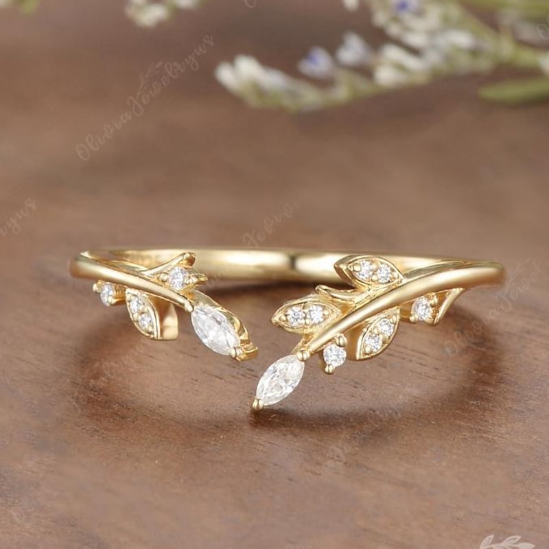Leaf Wrap Around Ring Men - Etsy