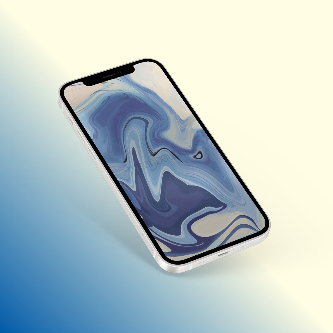 4K Blue Pastel Marble Smartphone Wallpaper Iphone Wallpaper | Etsy