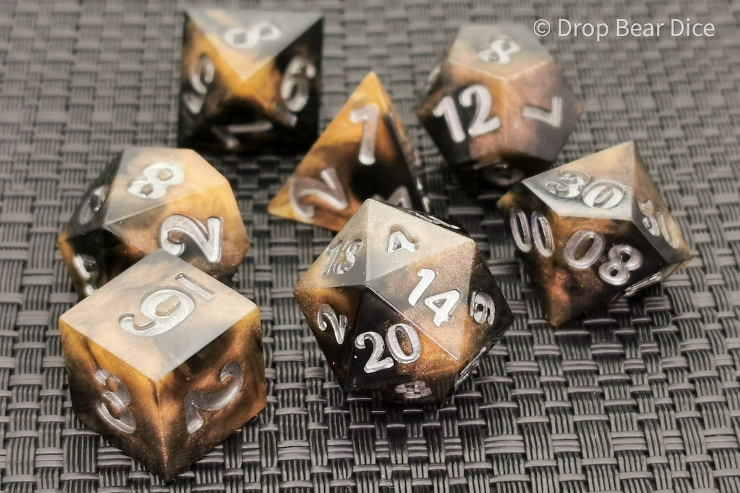 Tigers Eye 7 pezzi Dadi Set - Etsy Italia