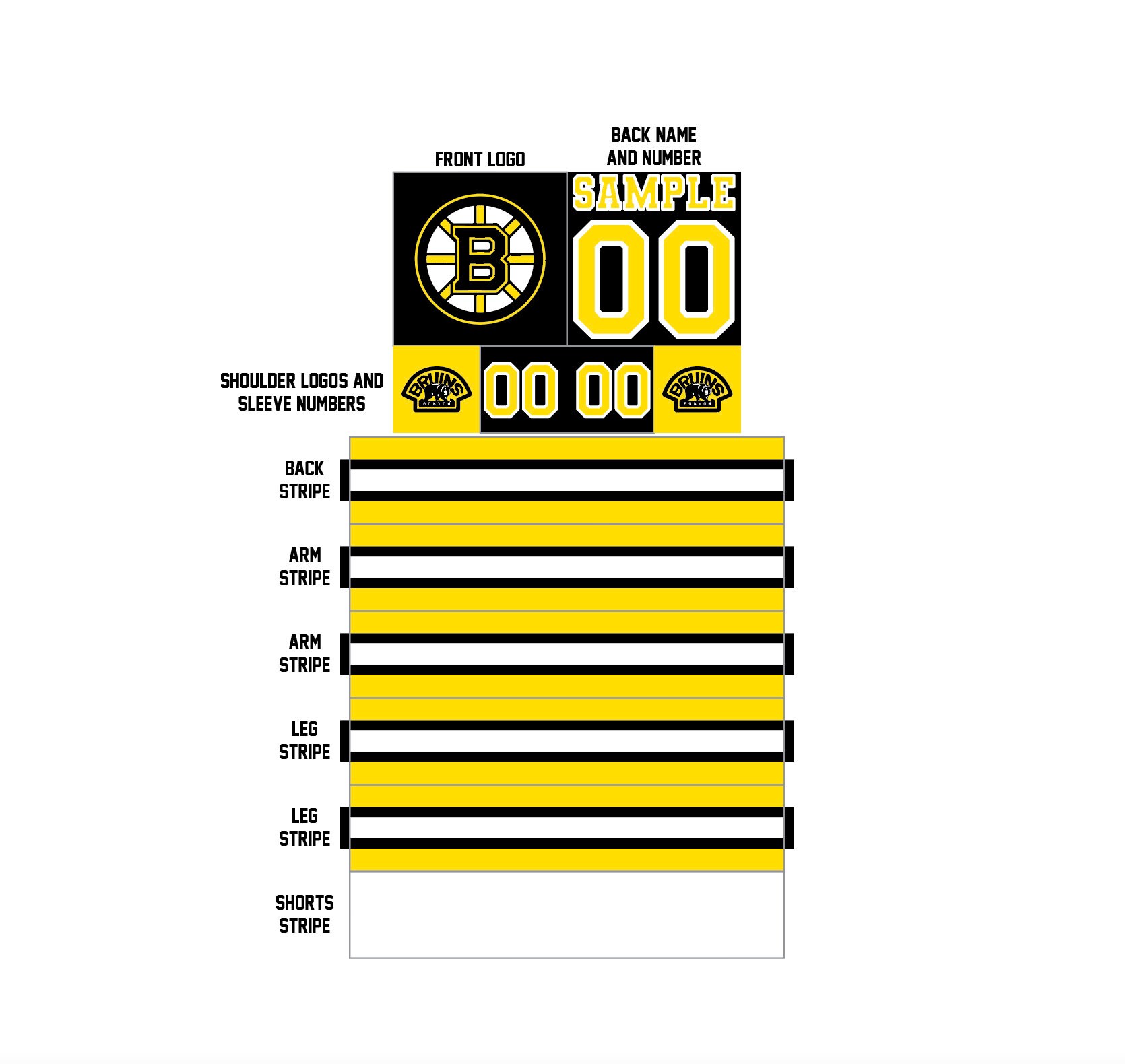 Table Hockey Player Stickers – Custom Team Decals for Carrom/chexx (set ...