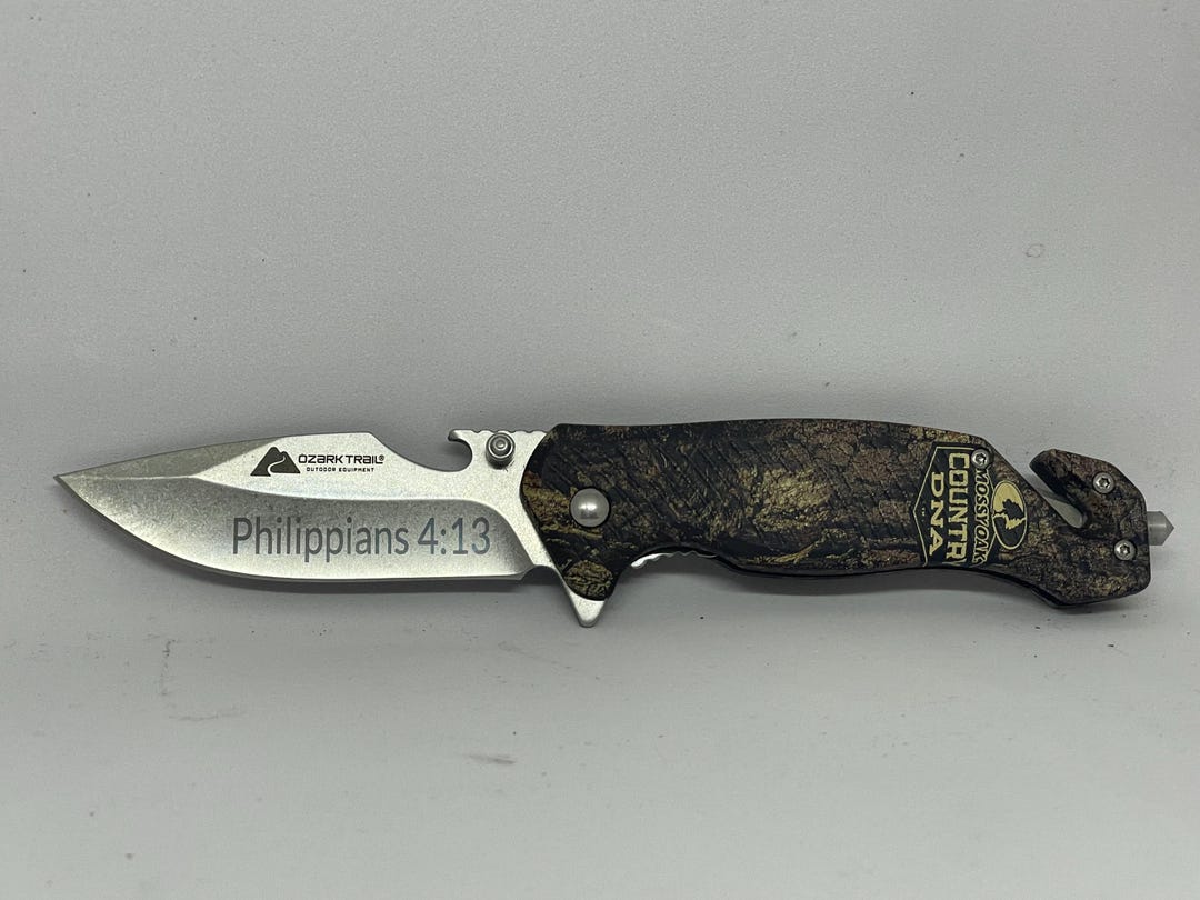 Engraved Bible Verse Knife - Etsy
