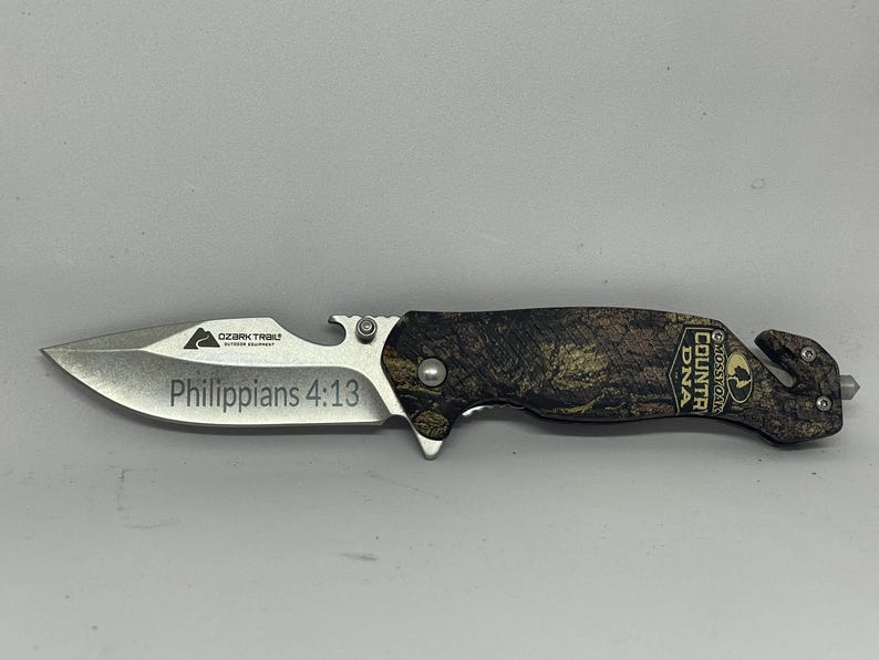 Engraved Bible Verse Knife - Etsy