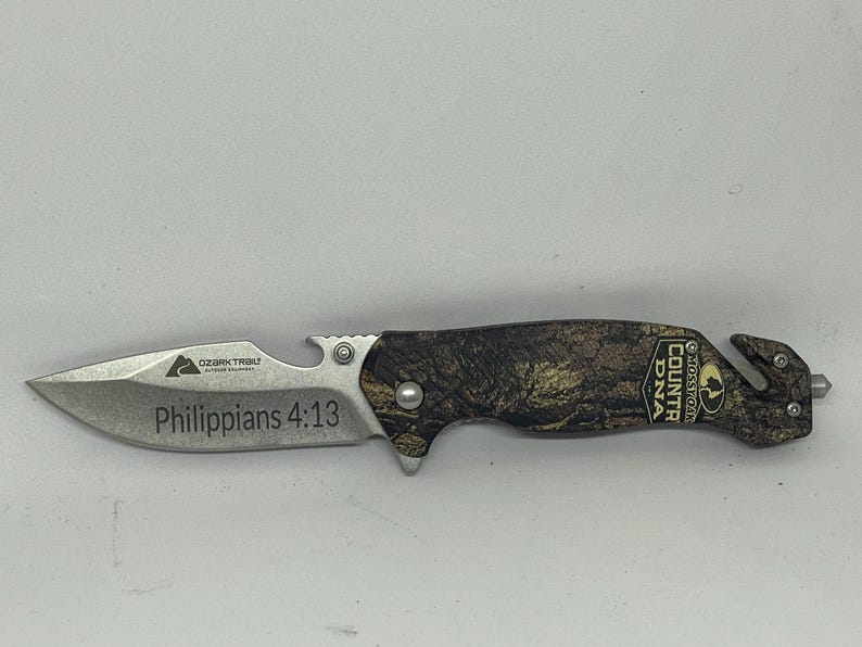 Engraved Bible Verse Knife - Etsy
