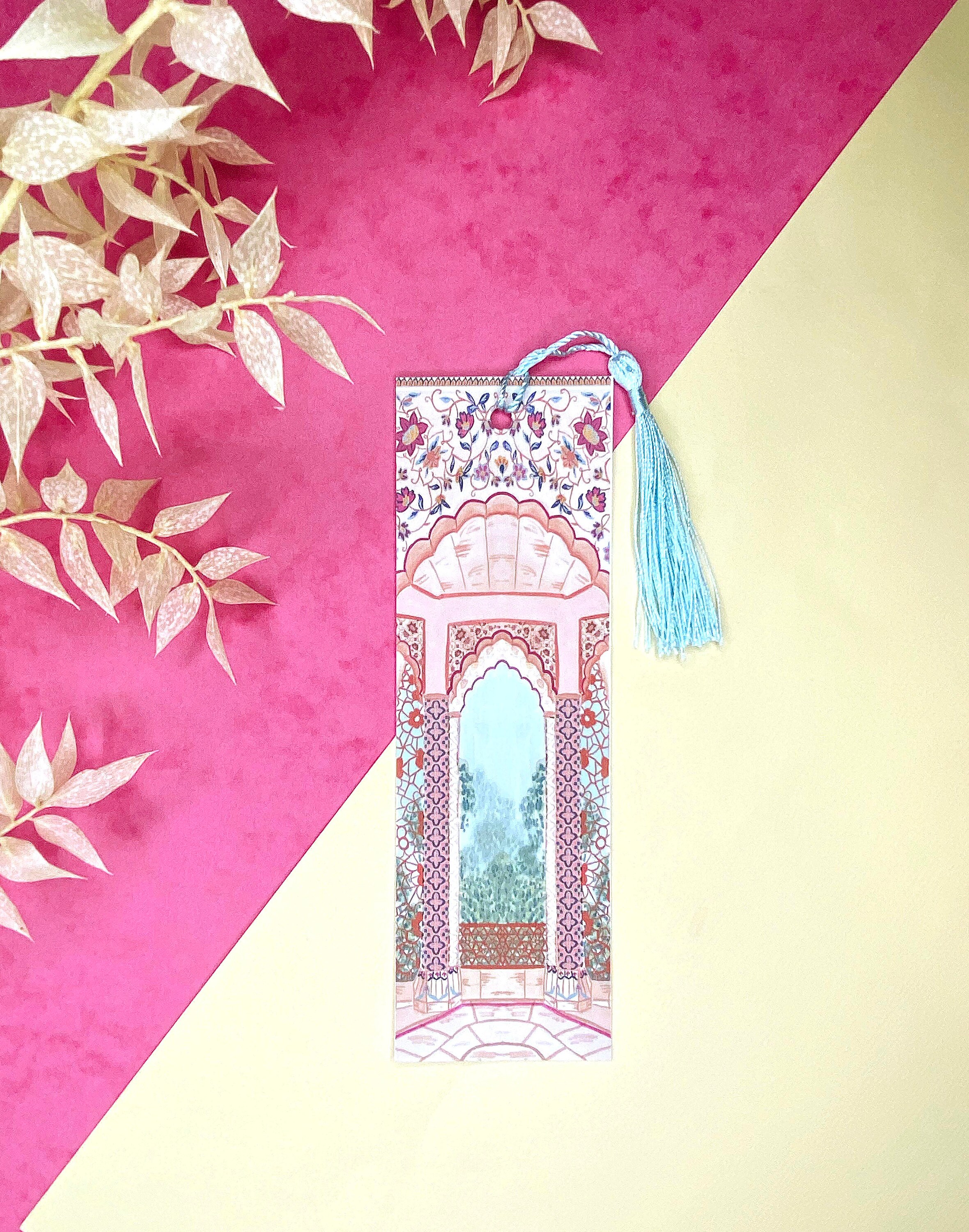 Taj Mahal Bookmark// Indian Palace Travel Gift Page Marker - Etsy
