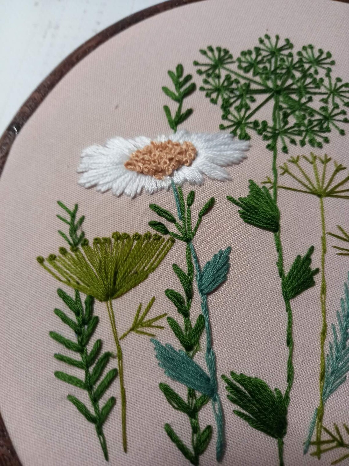 Daisies and Wildflowers Embroidery Pattern: Beginner-friendly Floral ...