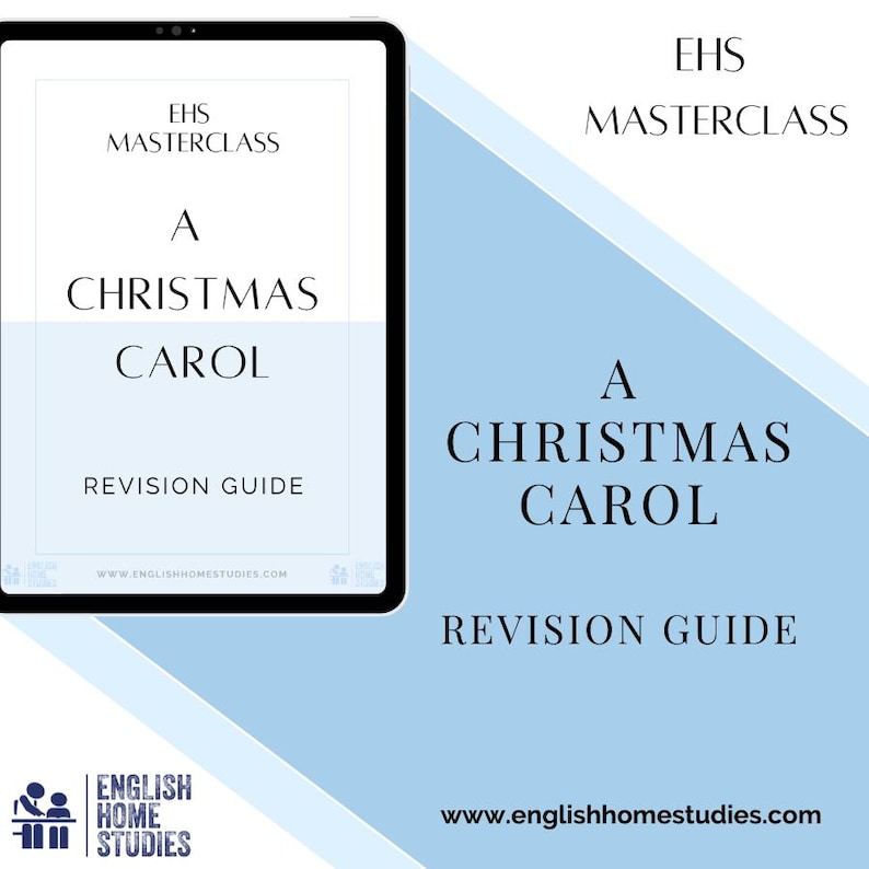A Christmas Carol - Printable Revision Guide for GCSE English ...