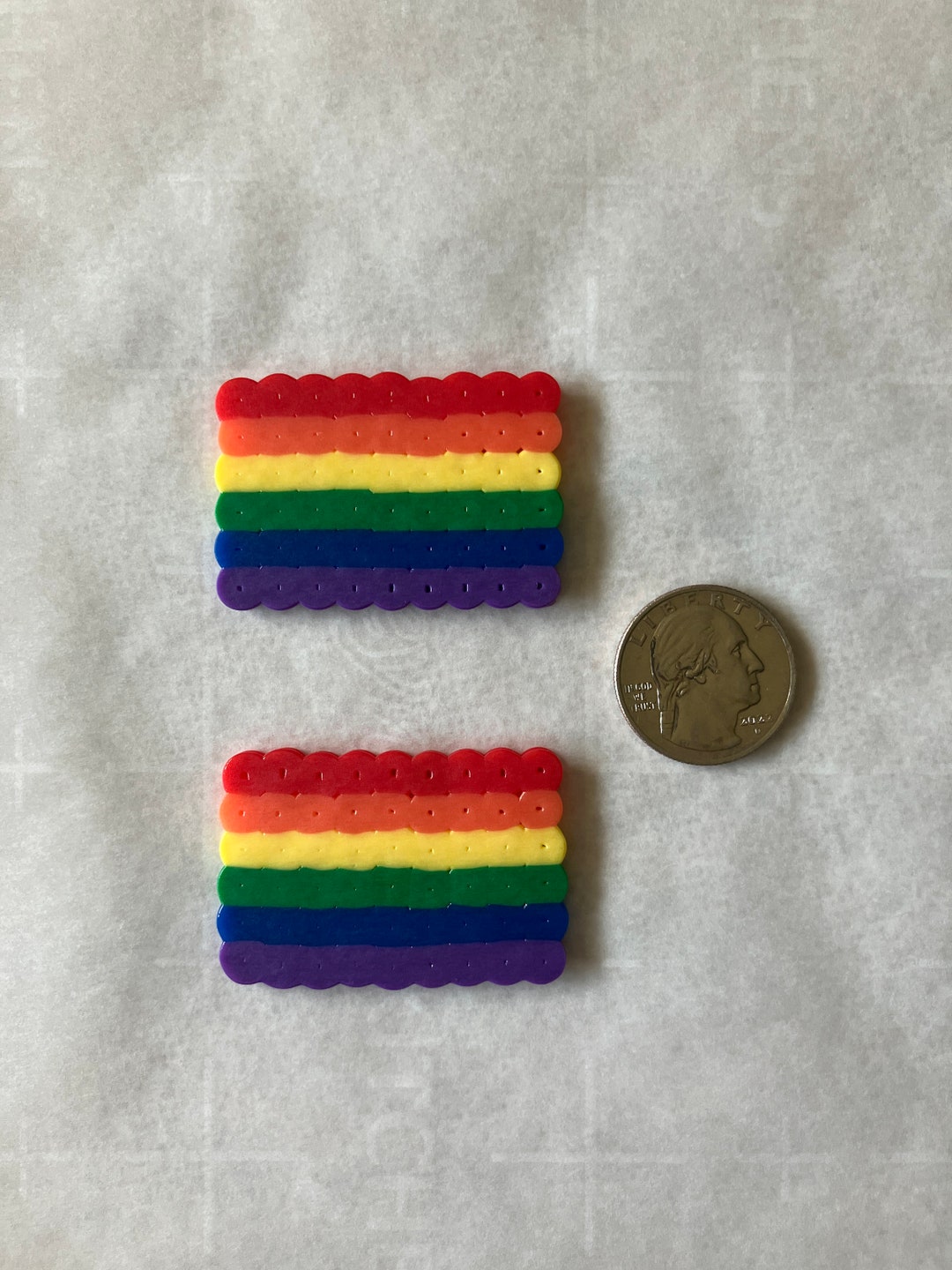 Rainbow Flag Magnet/keychain - Etsy