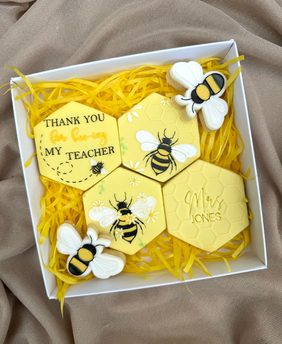 Thank You Teacher Thank You for Bee-ing My Teacher /bee Theme Treat Box ...