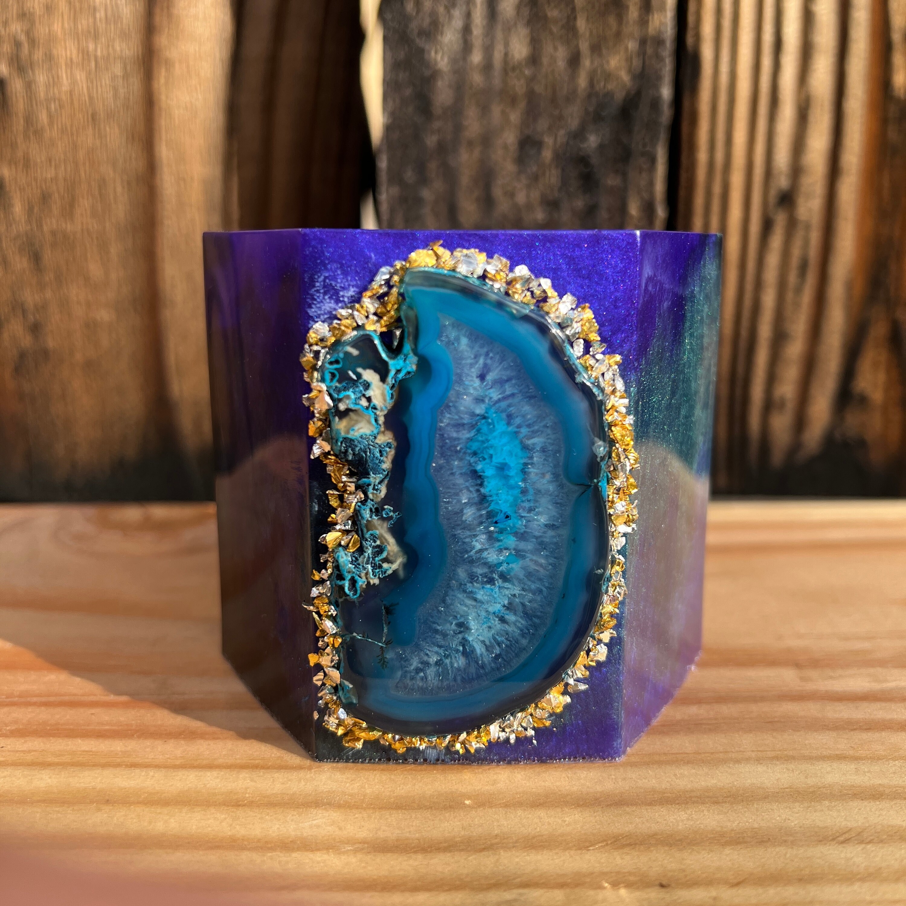 Tropical Planter Pot Sand Druzy Crystal Pot Crystal Geode Planter Pot ...