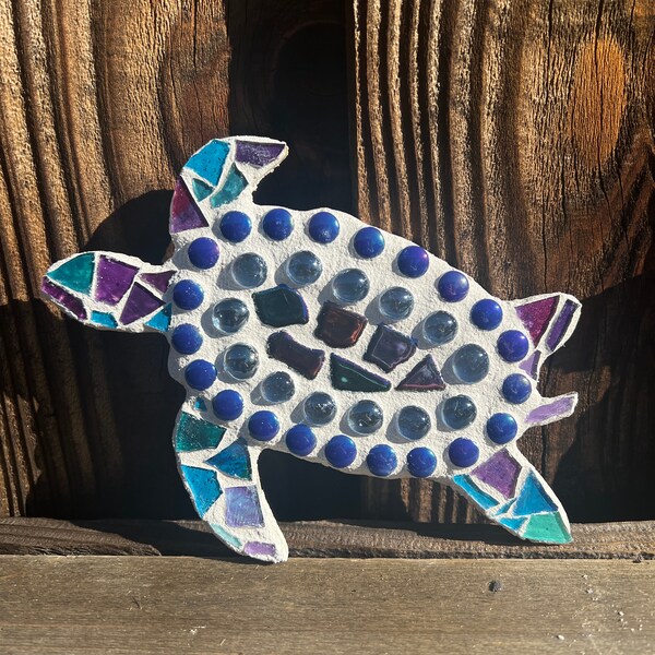 Turtle Mosaic Tile - Etsy
