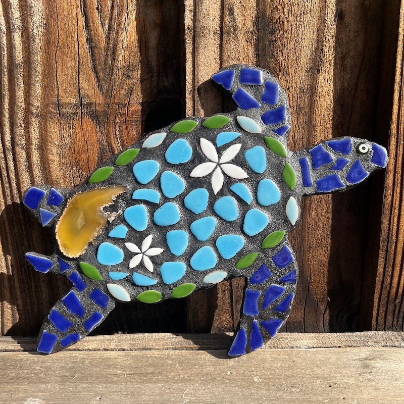 Sea Turtle Mosaic - Etsy