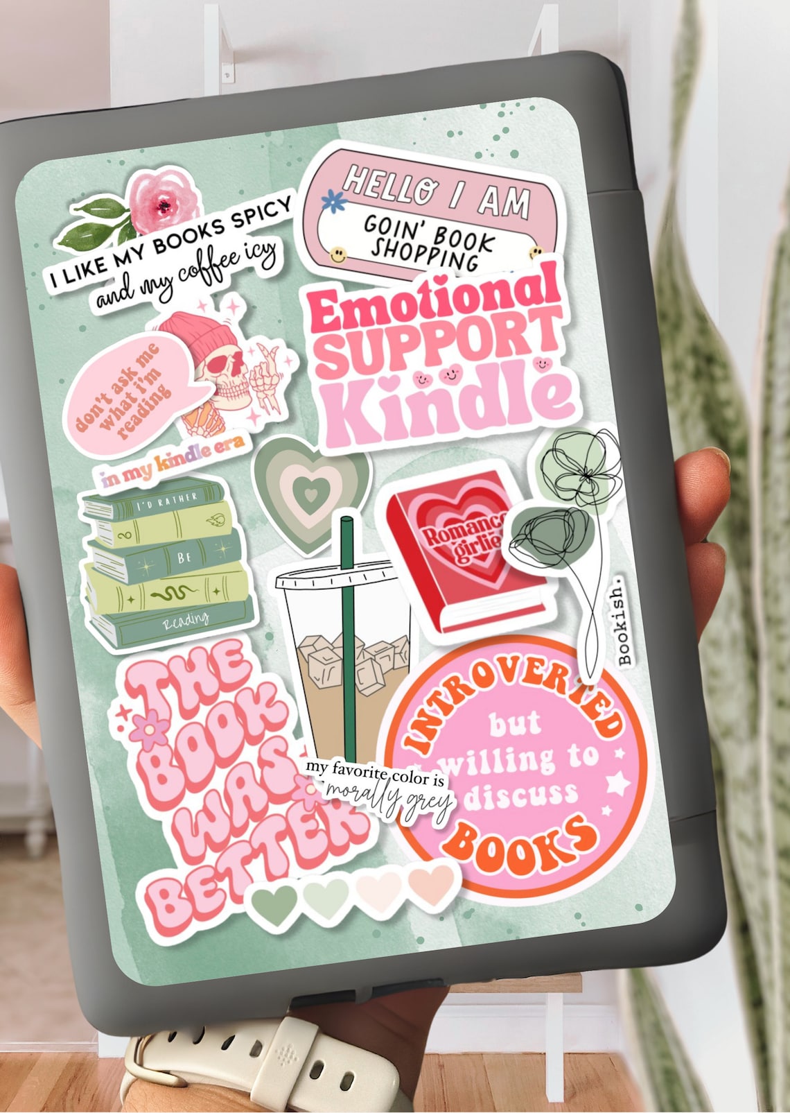 SAGE Y2K Kindle Insert for Clear Case PRINTABLE Paperwhite & Basic ...