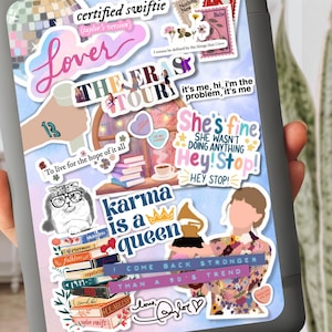 TAYLOR SWIFT Kindle Insert for Clear Case - PRINTABLE- Paperwhite ...