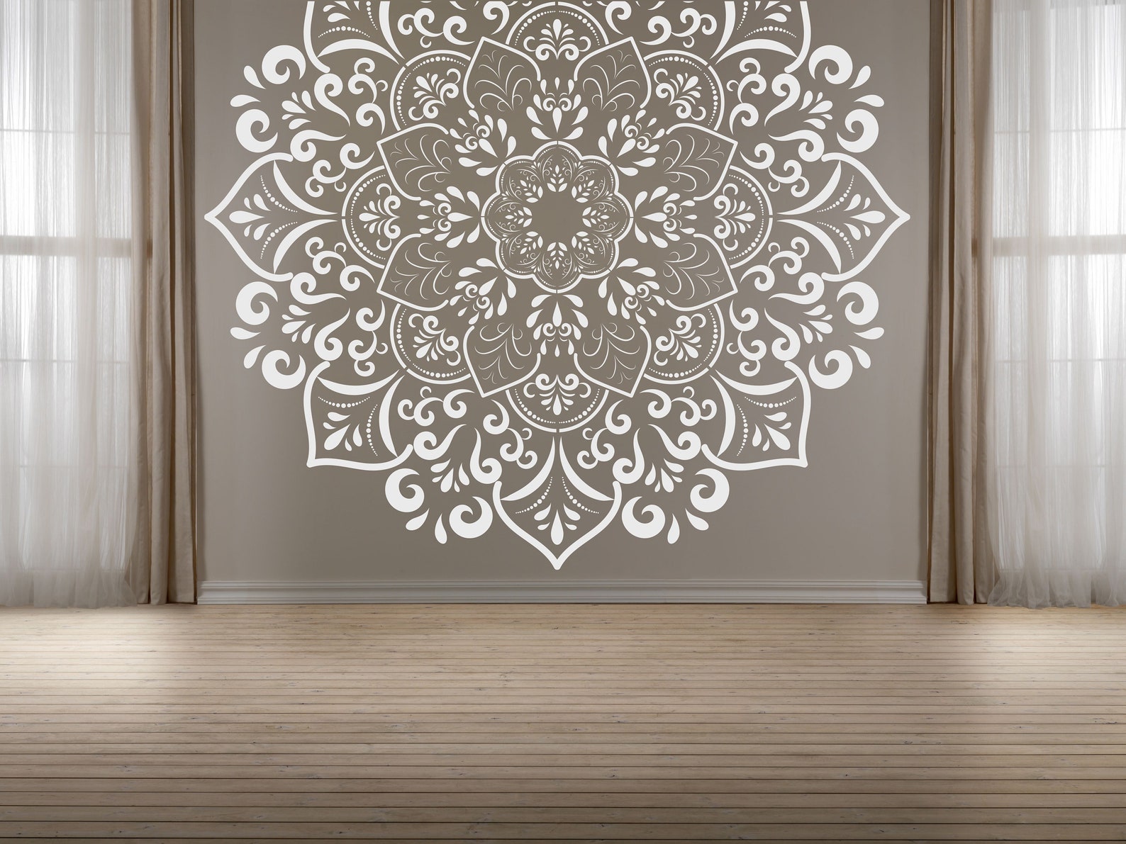 Painting Templates // Mandala // Dimensions: 50, 70, 100, 140 or 200 Cm ...