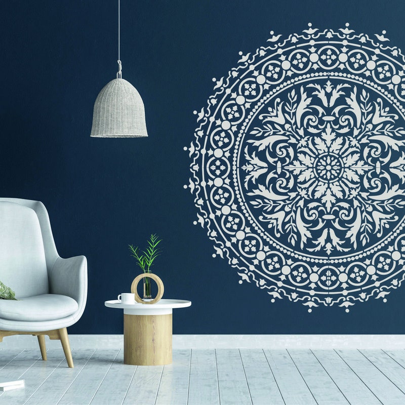 Large Mandala Stencil - Etsy
