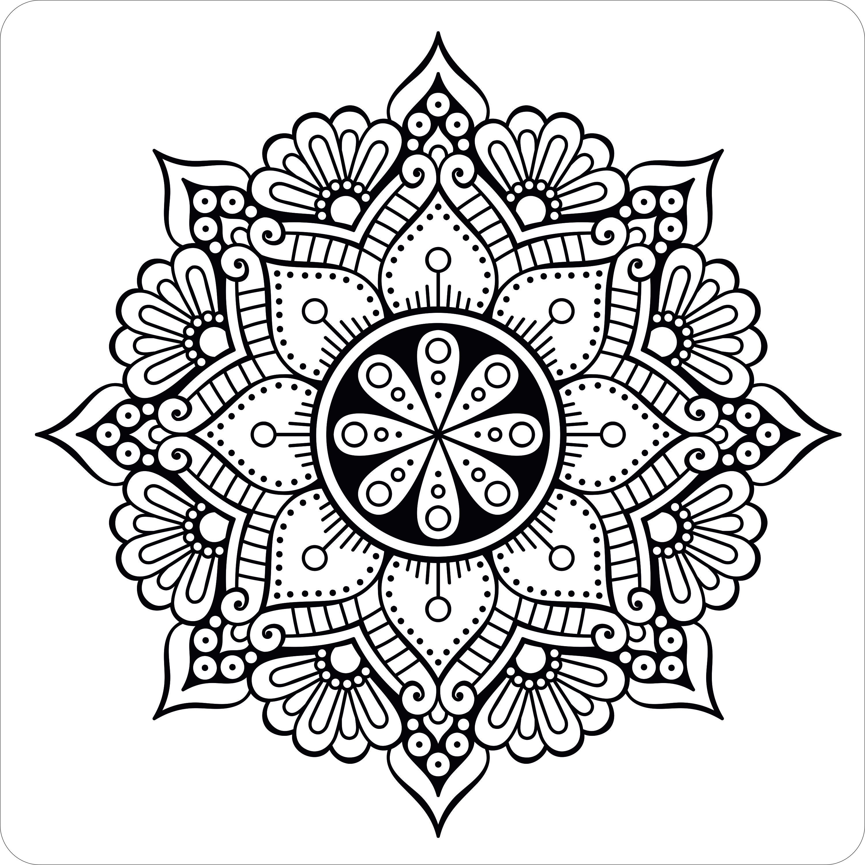 Painting Templates // Mandala// Dimensions :50, 70, 100, 140 or 200cm ...