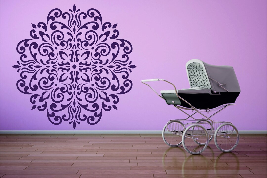 Painting Templates // Mandala // Dimensions: 50, 70, 100, 140 or 200 Cm ...