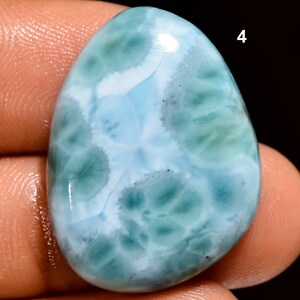 Blue Larimar Cabochon Dolphin Stone Blue Pectolite Loose - Etsy