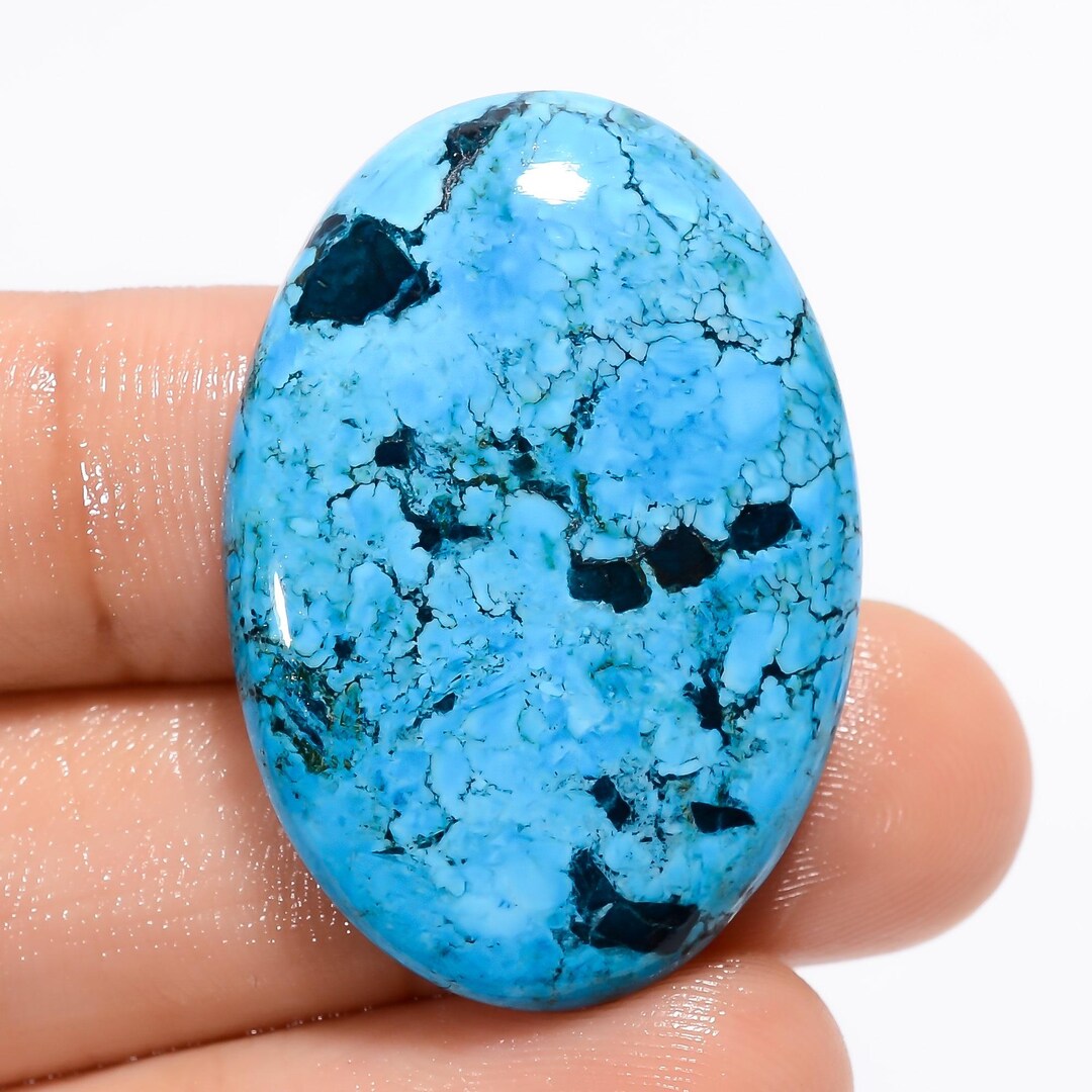 Magnesite Turquoise Gemstone Cabochon Healing Crystal Loose Stone ...