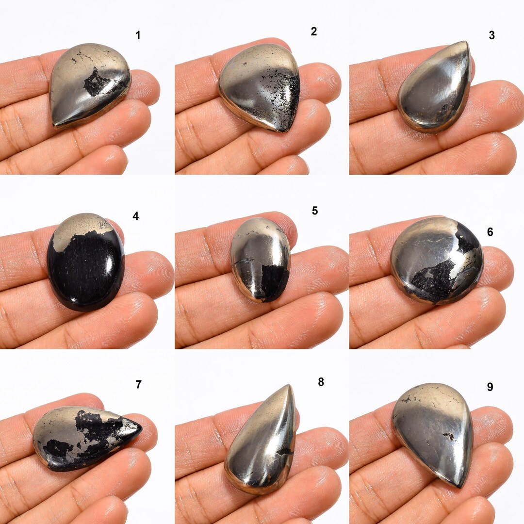 Natural Apache Gold Pyrite Stone Cabochon Superb Hand Polished Apache ...