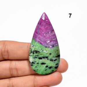Natural Deep Colors Ruby Zoisite Pink Green Cabochon Anyolite Stone ...