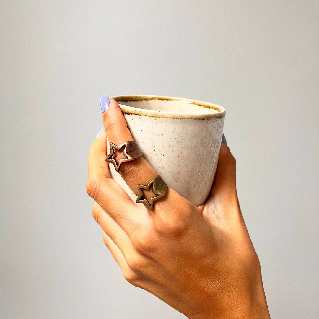 Astronomy Ring, Star Ring, Chunky Star Ring, Celestial Ring, Star Ring ...