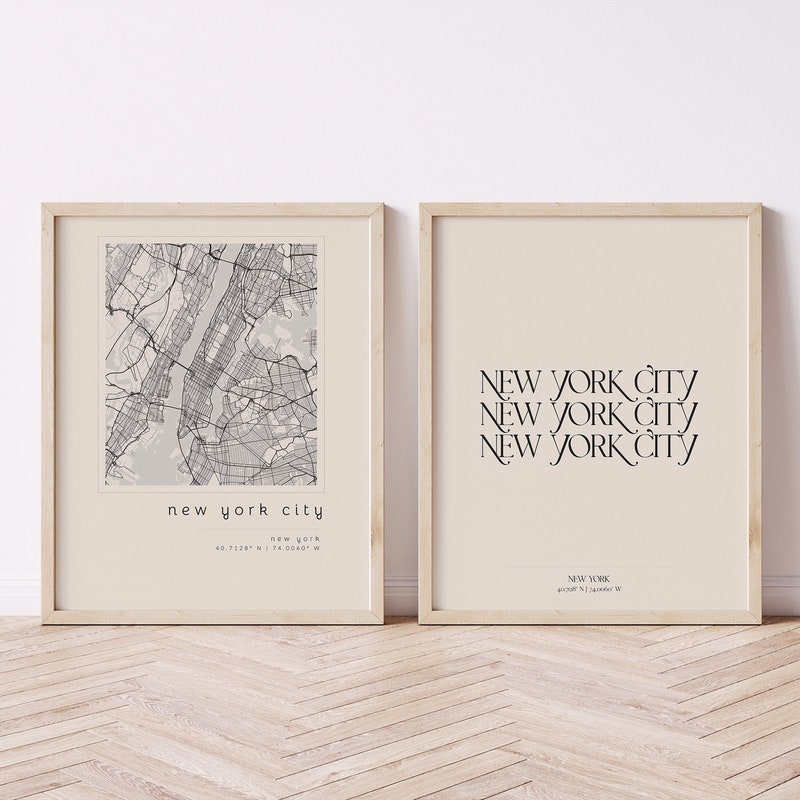 New York City Poster - Etsy