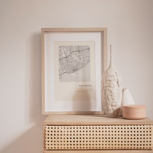 Toronto Map, Printable Wall Art, Map Printable, City Map Print, Toronto ...