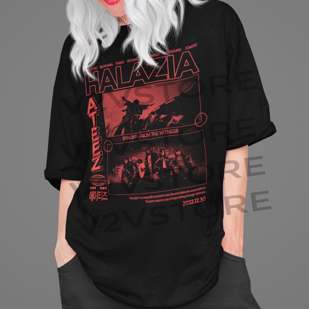 Ateez HALAZIA Unisex Tshirt - Etsy