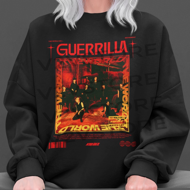 Ateez Guerrilla Unisex Crewneck Sweatshirt - Etsy