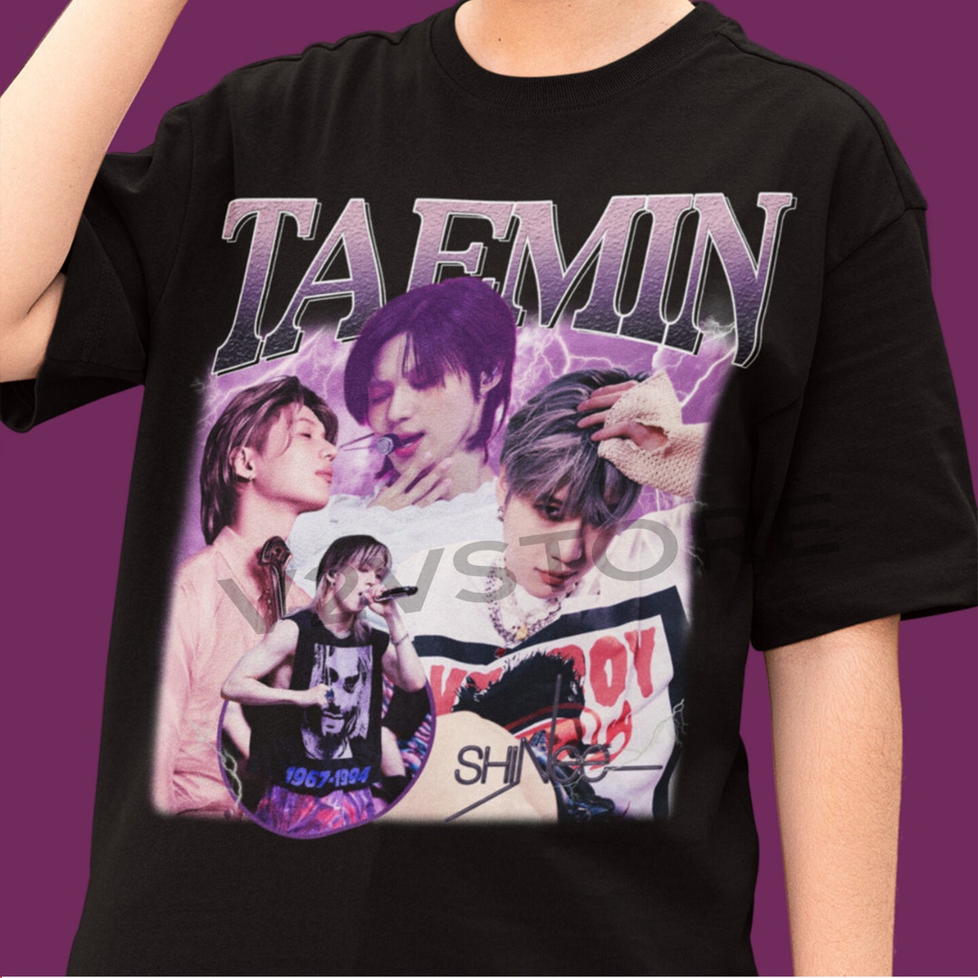 Vintage Shinee Taemin Unisex Tshirt| Kpop Bootleg Tshirt - Etsy