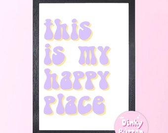 This is My Happy Place Flag | Etsy