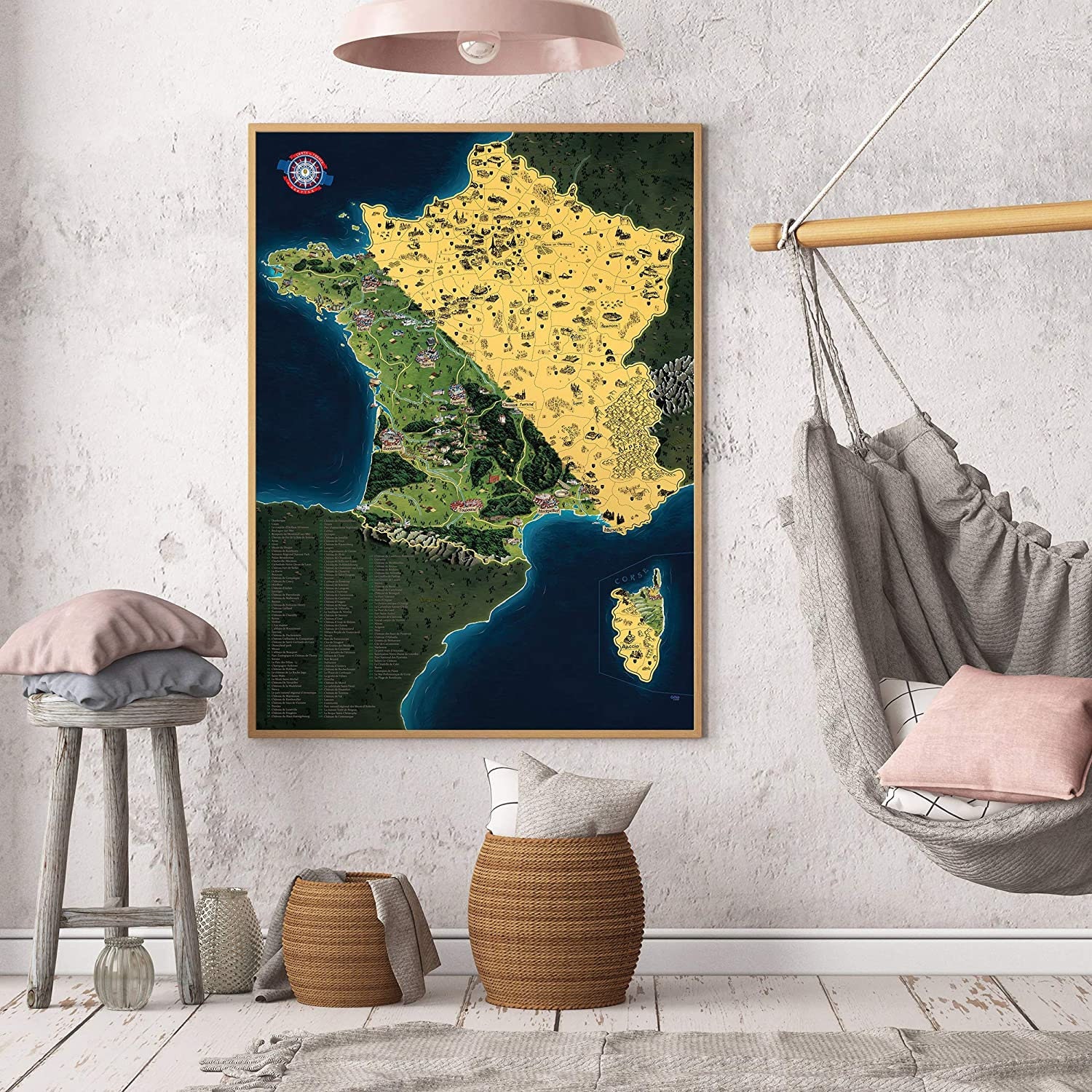 Scratch off Map - France (DELUXE XL) - Etsy