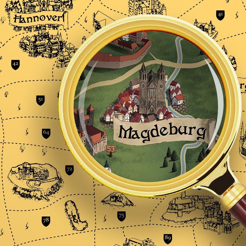 Scratch off Map - Germany (DELUXE XL Gold Version) - Etsy