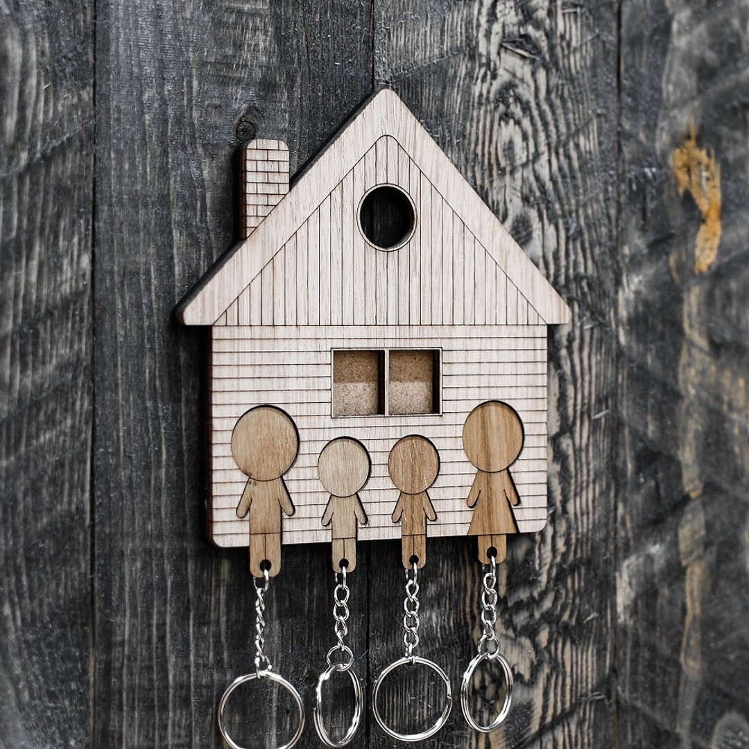 House for Keys Father, Son, Son, Mother - Etsy