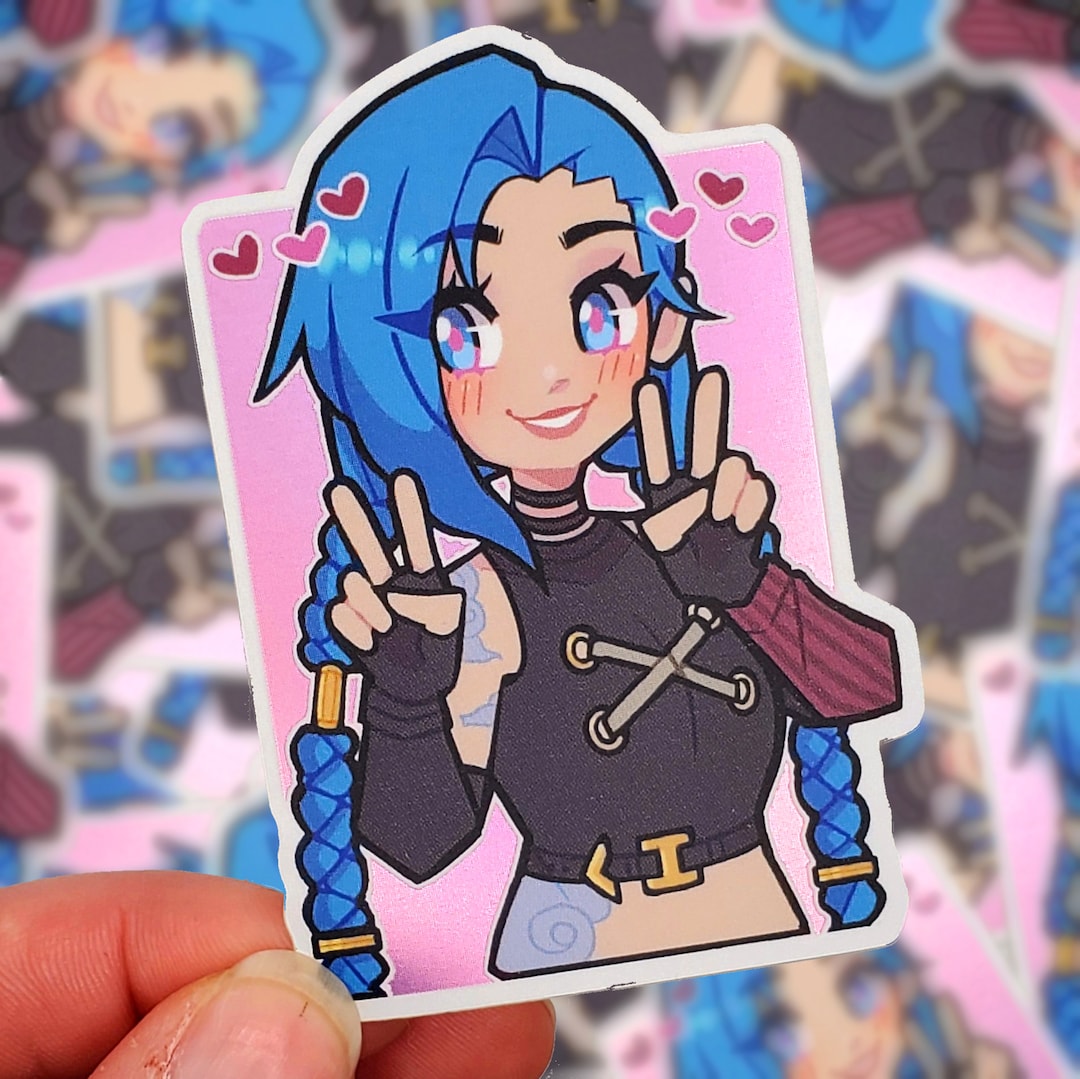 Arcane Jinx Kawaii Peace Signs Sticker Pink Holo Die-cut - Etsy