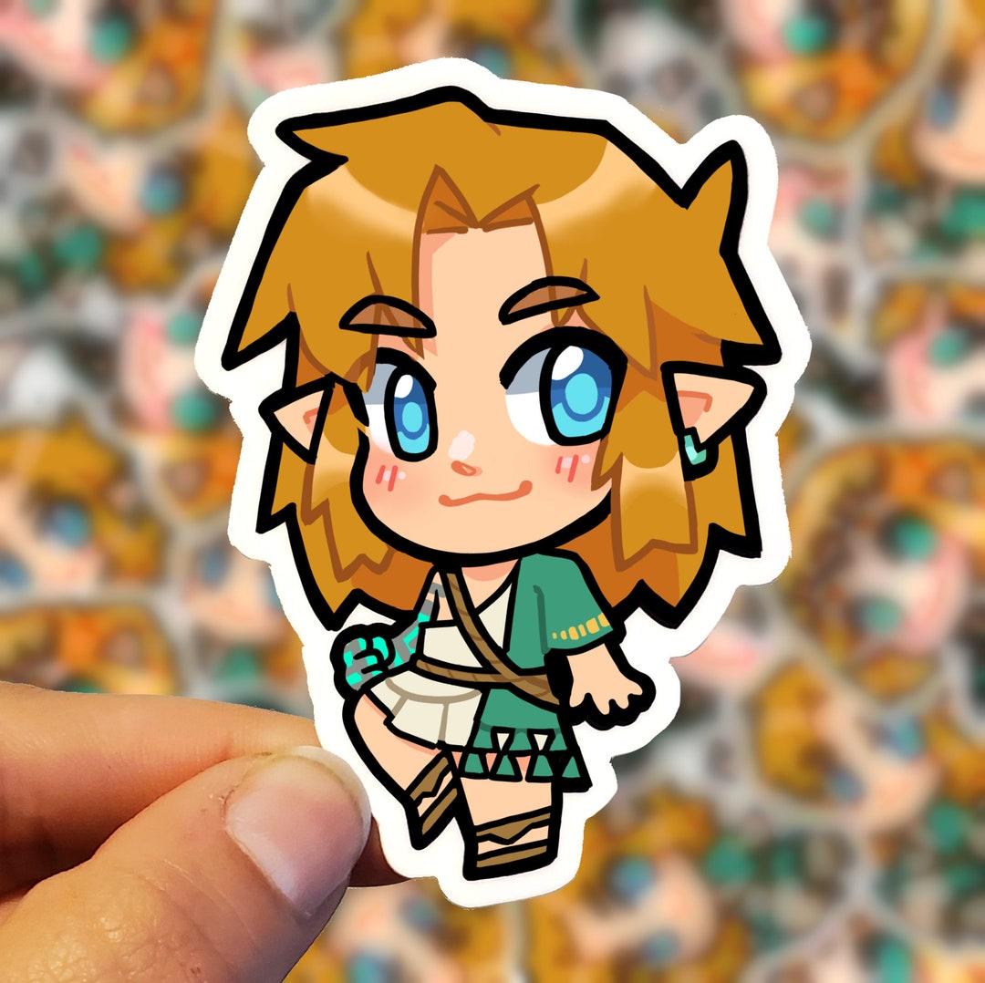 Chibi Princess & Her Smol Knight Sticker Set | Chibi Link | Vinyl Die ...