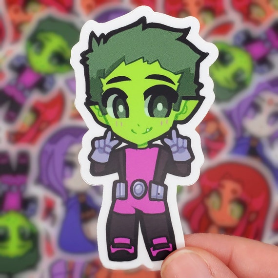 Chibi Beast Boy And Raven