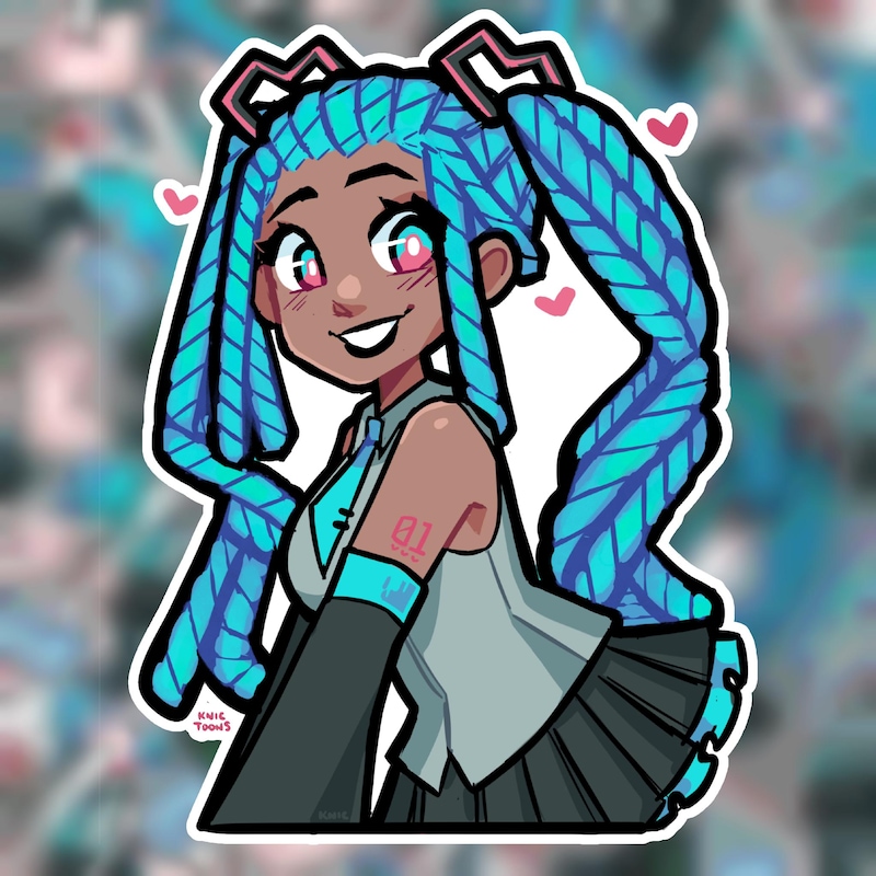 Dark Miku - Etsy