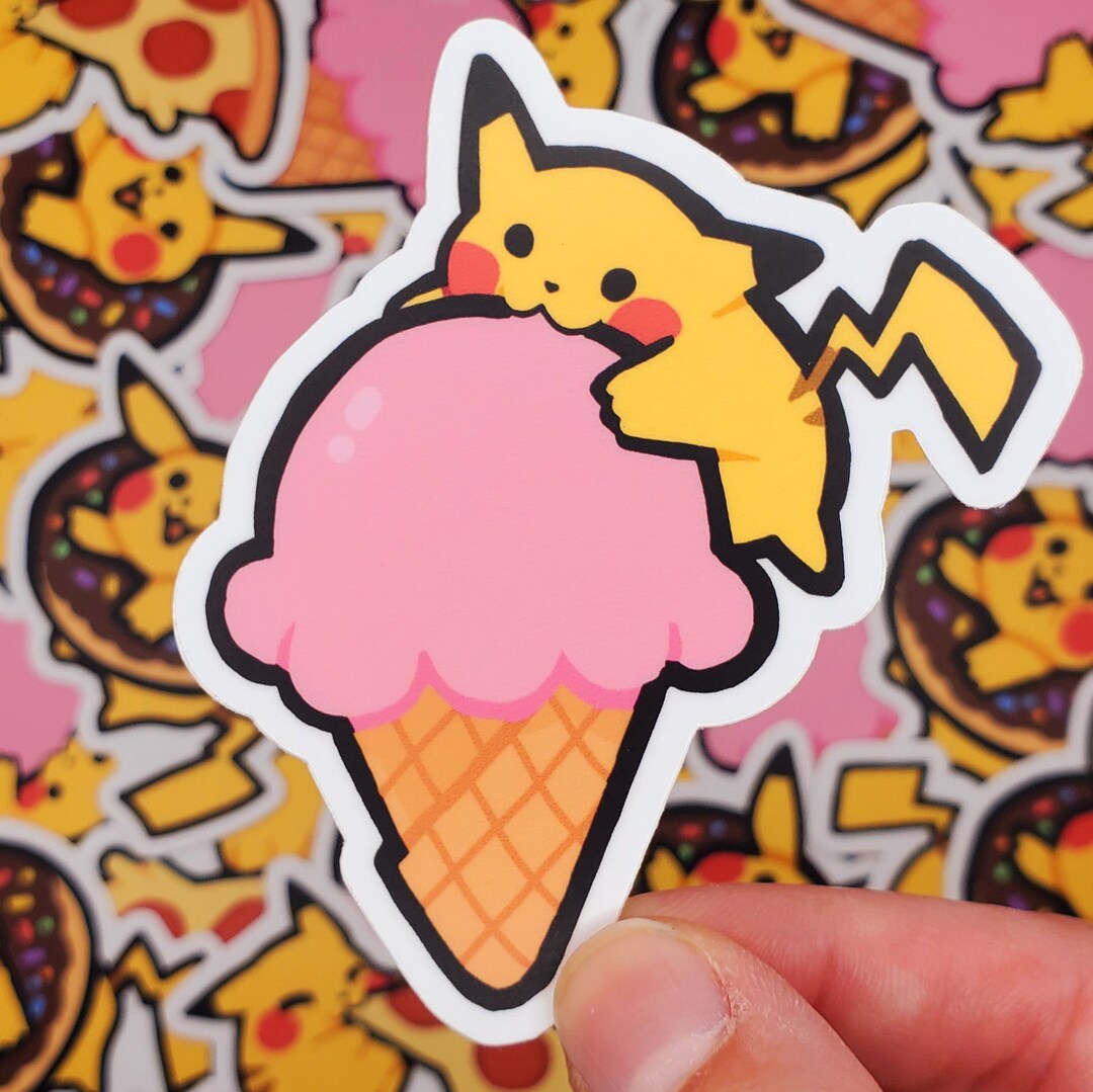 CHEW ICE CREAM Sticker | Snack Pack Sticker Set 1 | Vinyl Die-cut Anime ...