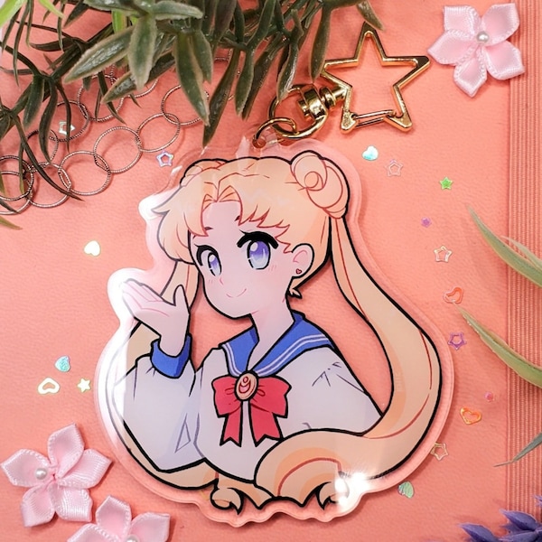 Anime Keychain - Etsy