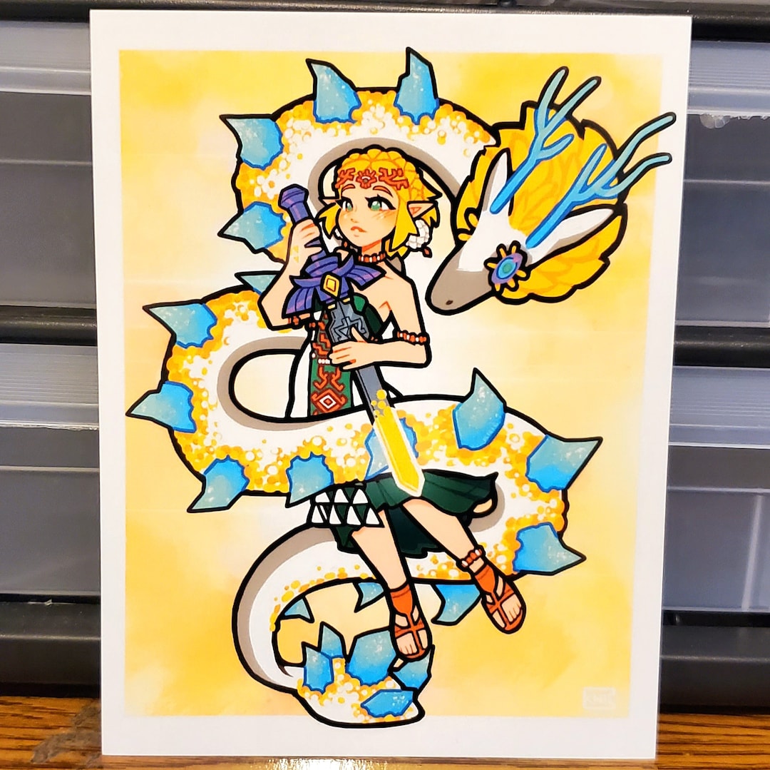 A Dragons Tears, Complete - Zelda Totk Print | 4x6" Postcard Print - Etsy