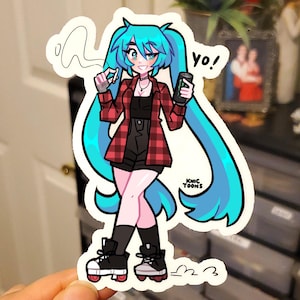 Midwestern Miku | 2 PIECE Sticker Pack | Vinyl Matte Die-cut Stickers ...