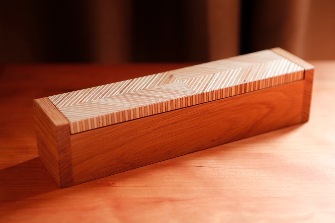 Wooden Pen Box - Etsy