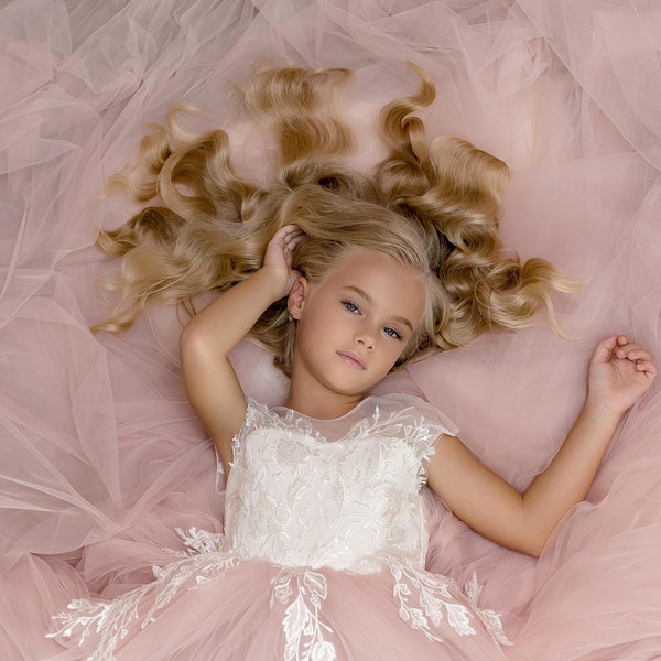 Blush Wedding Dress Etsy