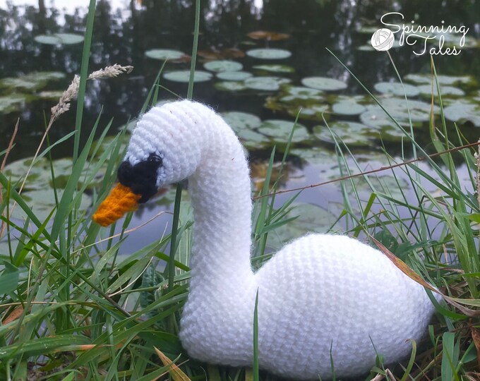 Swan Amigurumi no Sew Pattern - Etsy