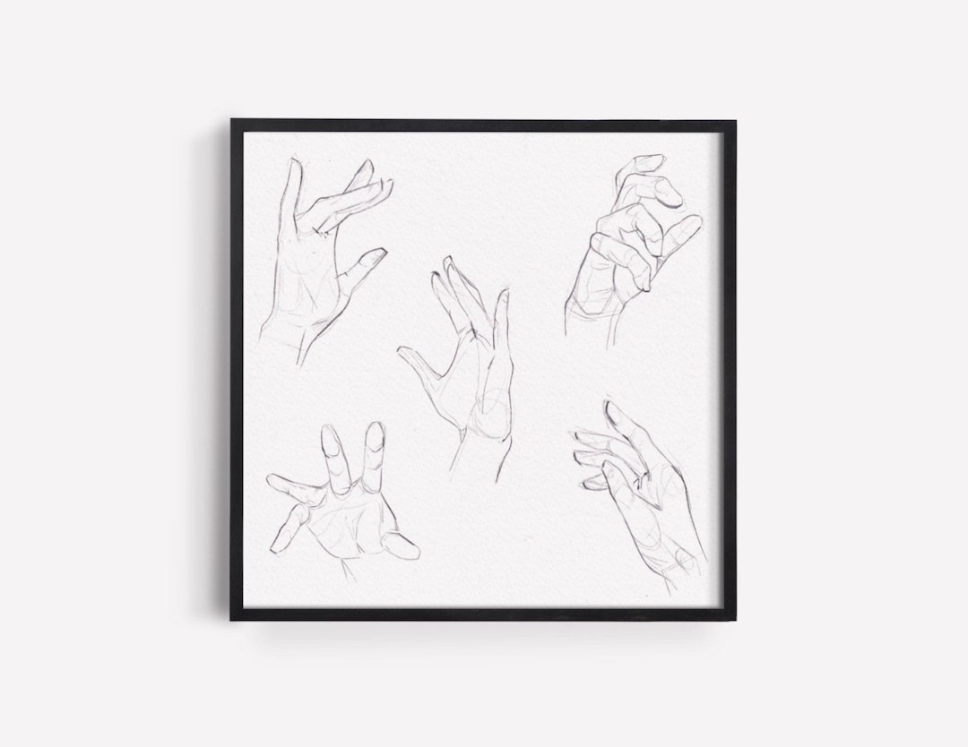 Hand Sketch Print | - Etsy