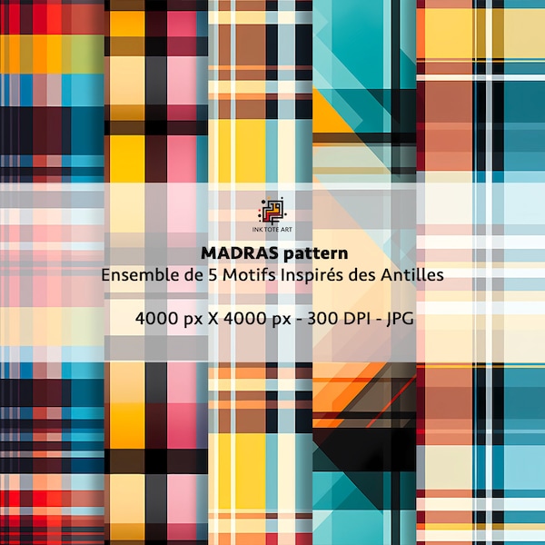 Madras Fabric - Etsy