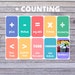 English Numbers 1 to 100 Counting Flashcards Printable, Counting ...