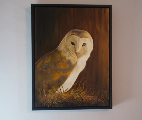 Realistic Barn Owl Art